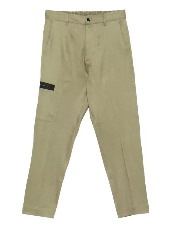 NINE:INTHE:MORNING Zeust Belt-loop Trousers - Green