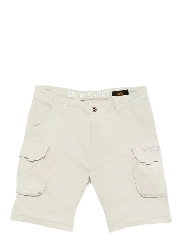 Alpha Industries Belt-loop Pocket Shorts - Grey