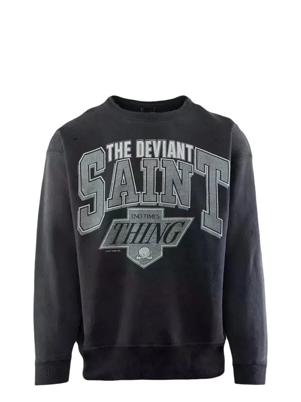 SAINT MXXXXXX Crew-neck Sweatshirt - Black