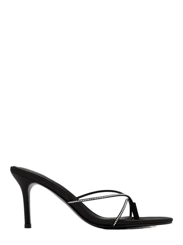 Femme La 85mm Sicilian Heeled Sandals - Black