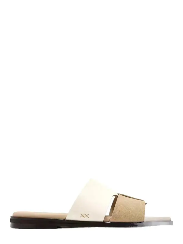 FORSA Ernesto Panelled Sandals - Neutrals