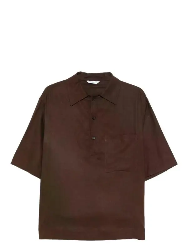 HEVO Short-sleeve Shirt - Brown