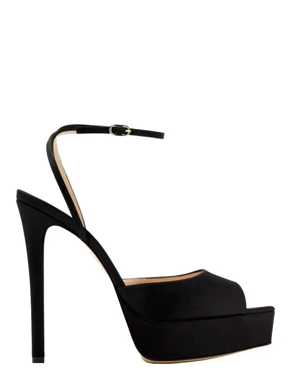 ANDREA WAZEN Ankle Strap Sandals - Black