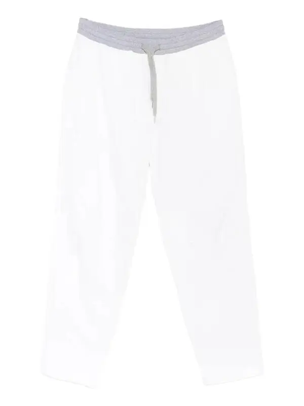 Brunello Cucinelli Pocket Drawstring Track Pants - White