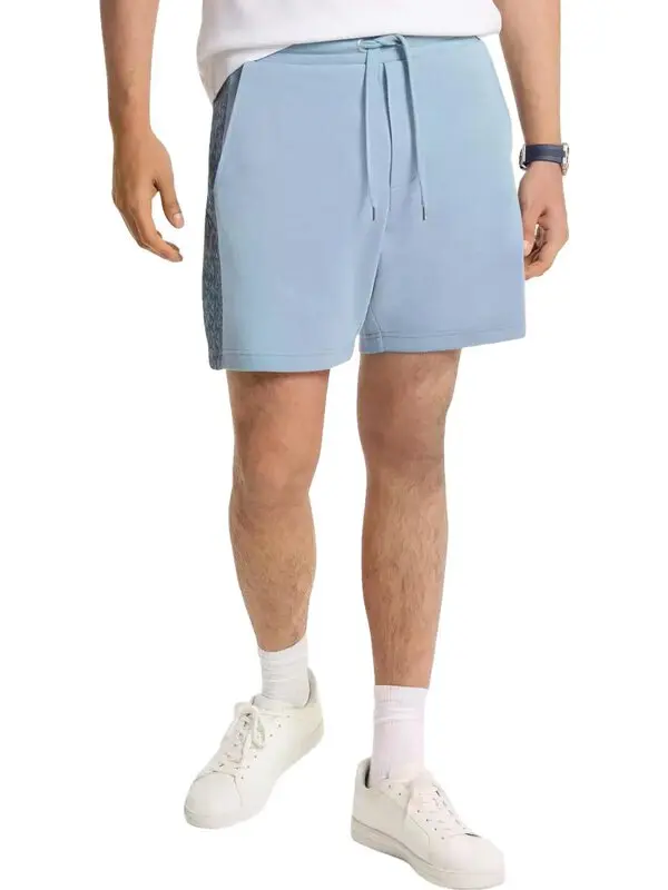 Michael Kors Side-pattern Shorts - Blue