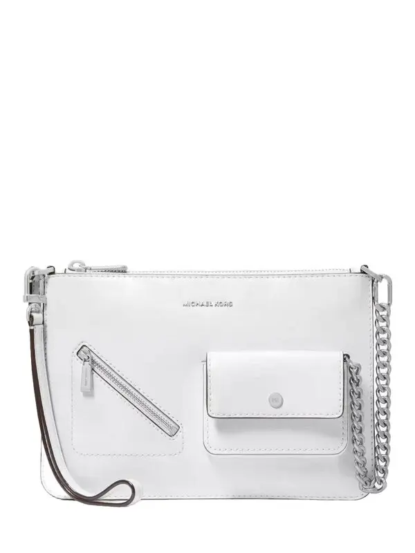 Michael Kors Jet Set Clutch - White