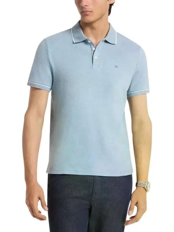 Michael Kors Piped Polo Shirt - Blue