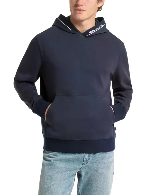 Michael Kors Ribbed Hoodie - Blue
