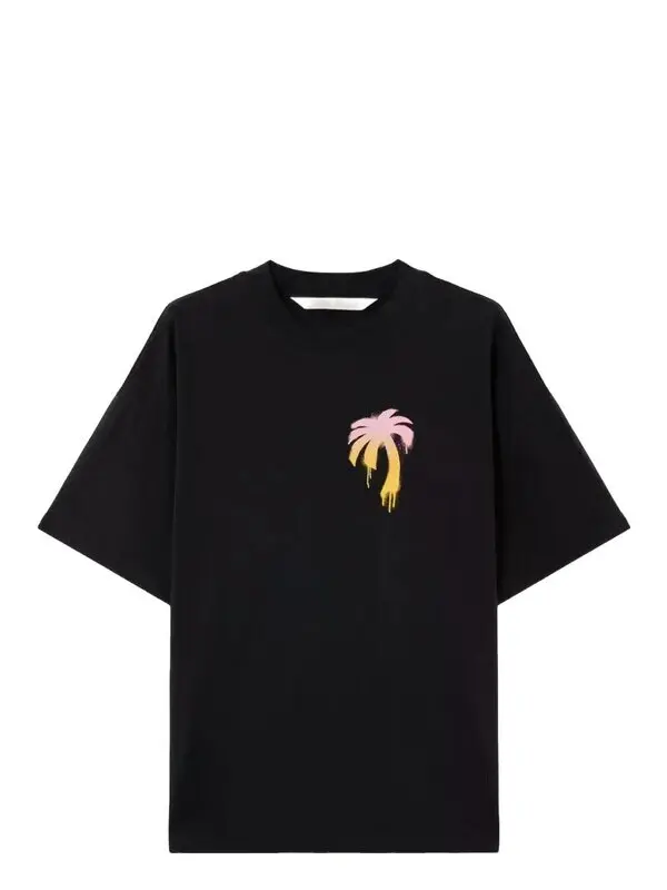 Palm Angels I Love Pa Graphic T-shirt - Black