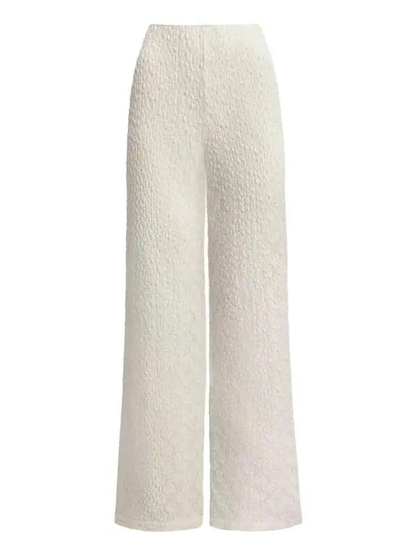 12 STOREEZ Lace Trousers - White