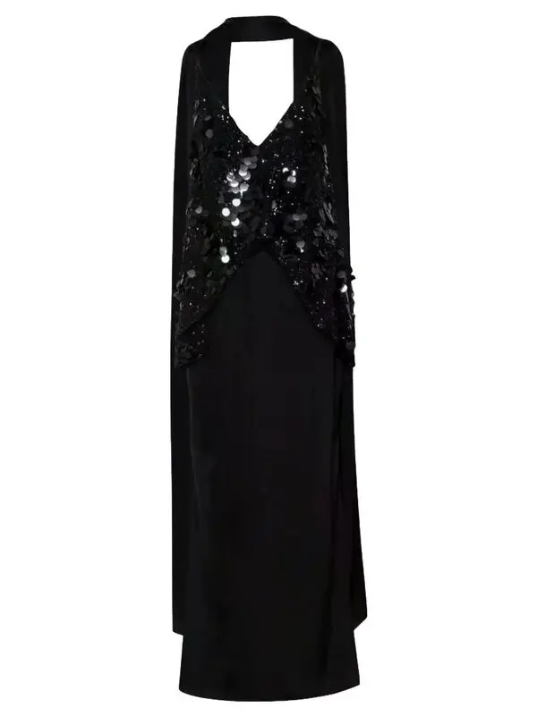 BAOBAB Tanis Sequin V-neck Maxi Dress - Black