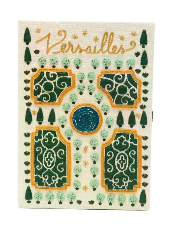 OLYMPIA LE-TAN Versailles Embroidered Clutch - Neutrals