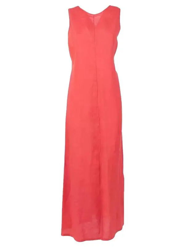 Aspesi Open-back Maxi Dress - Red