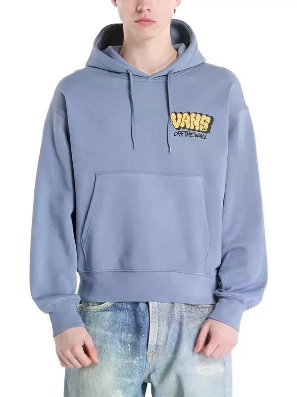 VANS Logo-print Hoodie - Blue