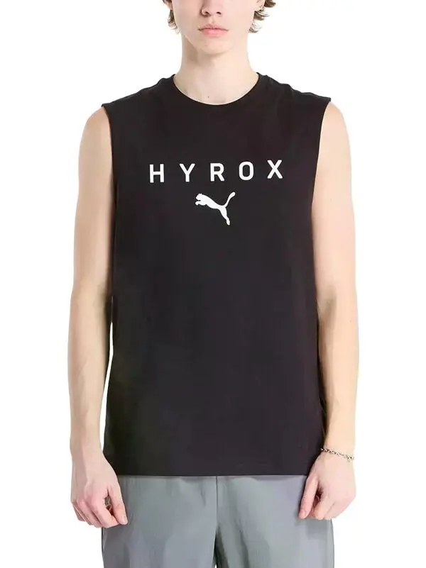 PUMA X Hyrox Logo-print Tank Top - Black
