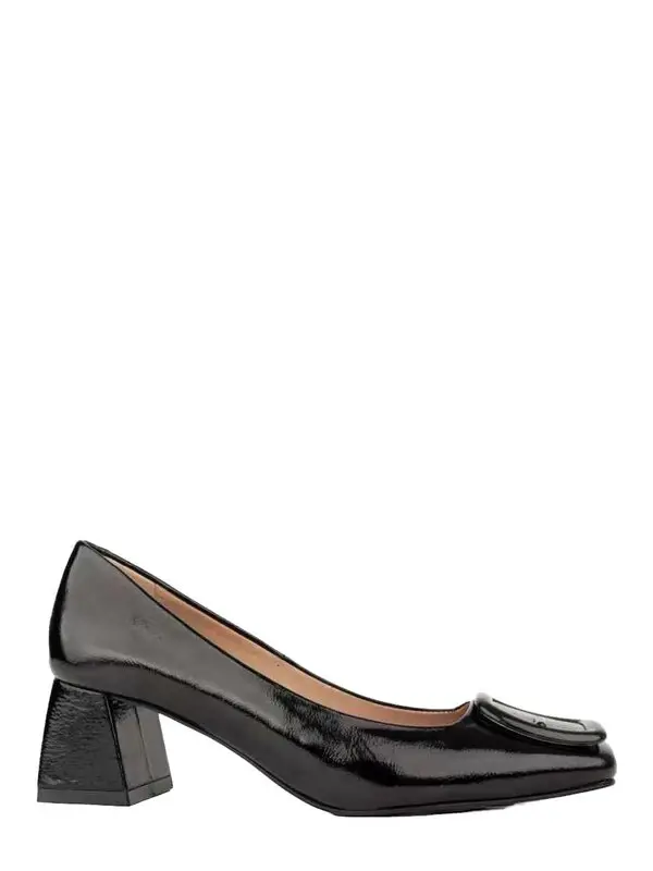SERGIO MORETTI FIRENZE Buckle-detail Heeled Pumps - Black
