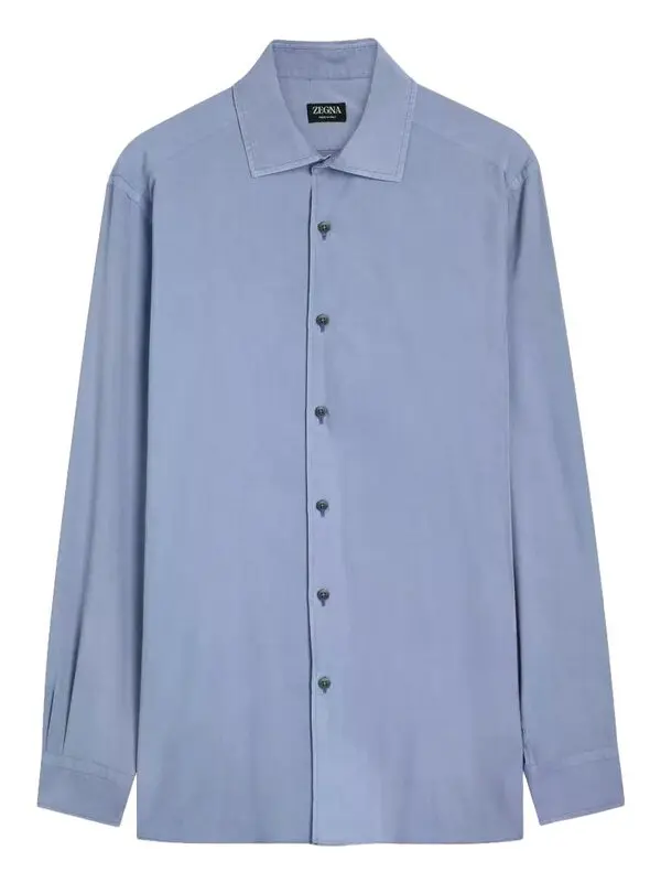 Zegna Long-sleeve Shirt - Blue
