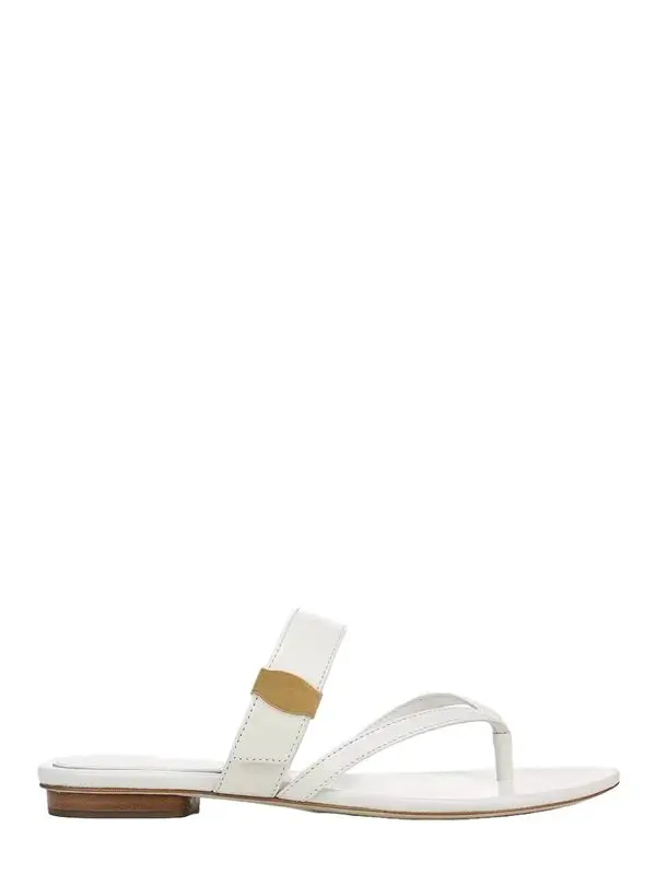 Veronica Beard Salva Dash Flat Sandals - White