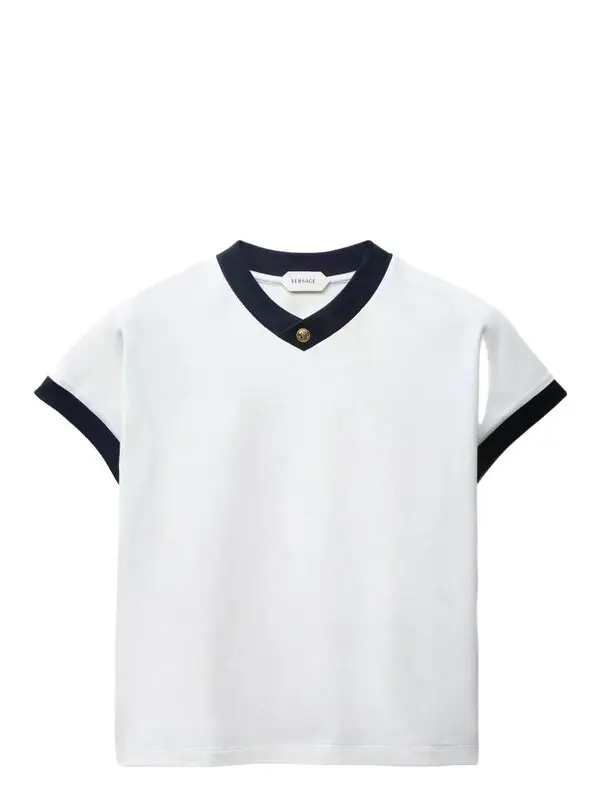 Versace Stretch Cotton-jersey T-shirt - White