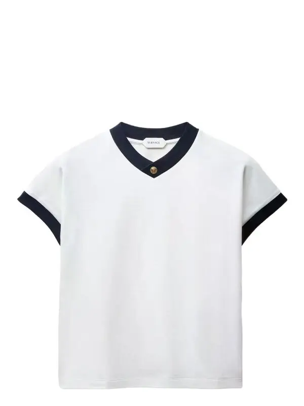 Versace V-neck T-shirt - White