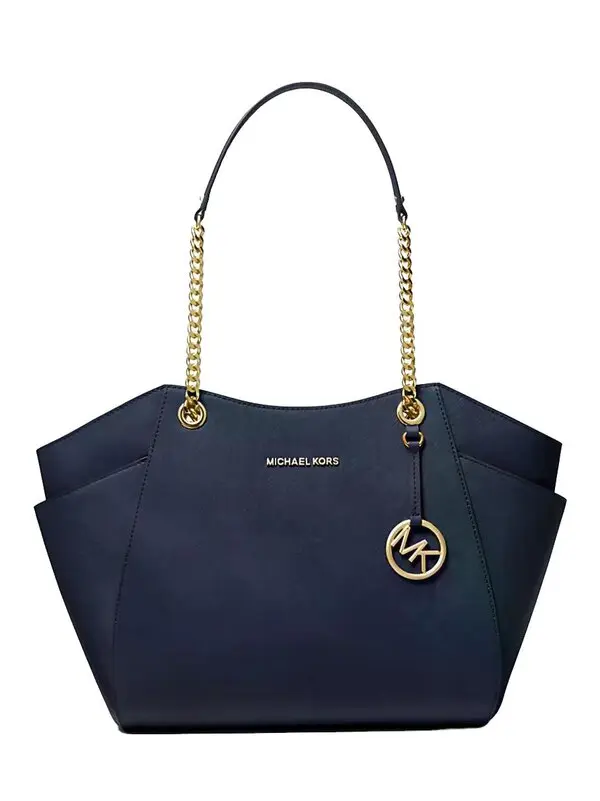 Michael Kors Jet Set Chain-link Tote Bag - Blue