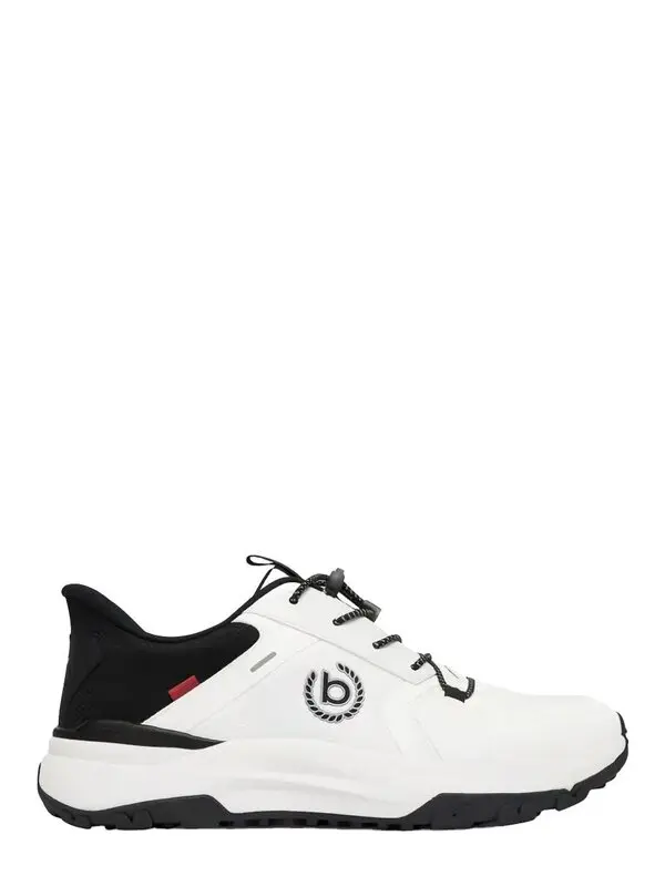 BUGATTI Panelled Toggle-fastening Sneakers - White