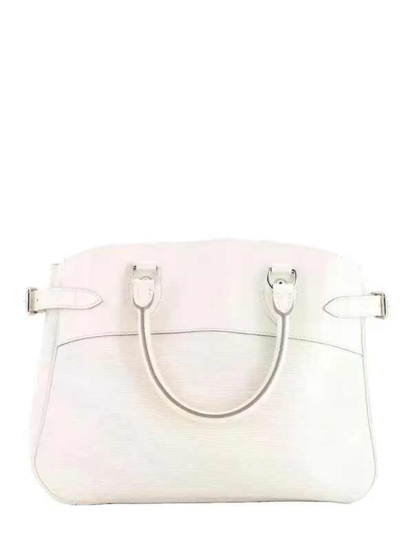 LOUIS VUITTON Passy Tote Epi Leather Pm Satchel - White