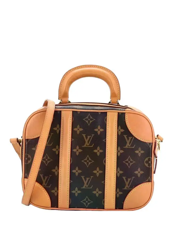 LOUIS VUITTON Valisette Handbag Monogram Canvas Pm - Brown