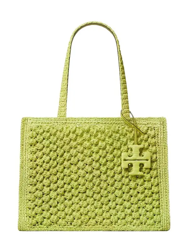 Tory Burch Small Ella Hand-crocheted Popcorn Tote - Green