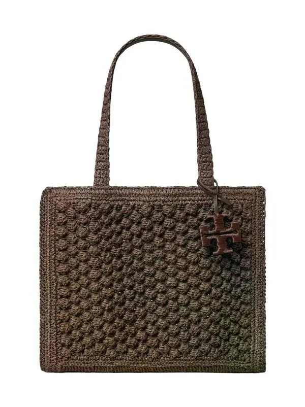 Tory Burch Small Ella Hand-crocheted Popcorn Tote - Brown