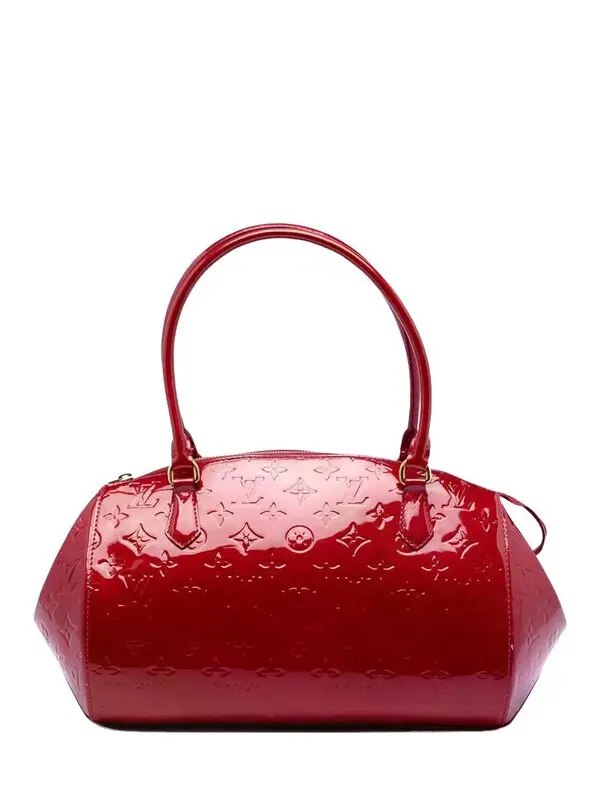 LOUIS VUITTON 2010 Monogram Vernis Sherwood Pm Shoulder Bag - Red
