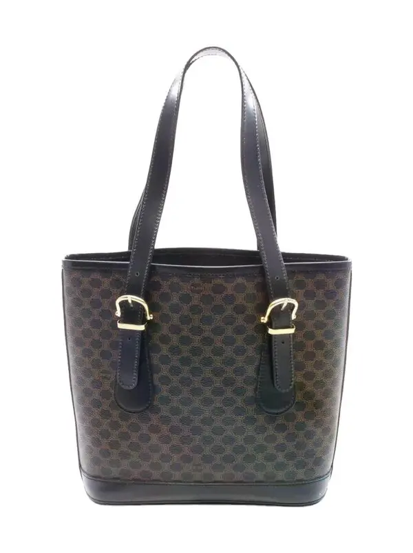 Celine 20th Century Macadam Tote Bag - Black