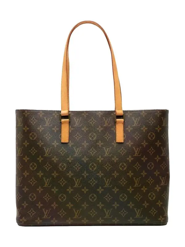 LOUIS VUITTON 2001 Monogram Luco Tote Bag - Brown