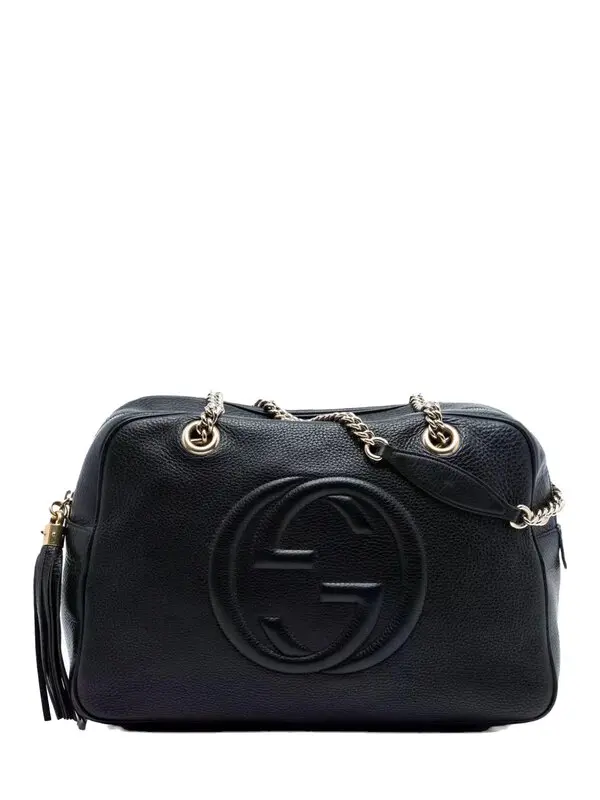 Gucci Leather Soho Chain Shoulder Bag 2016-2026 - Black