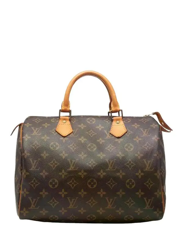 LOUIS VUITTON 2004 Monogram Speedy 30 Boston Bag - Brown