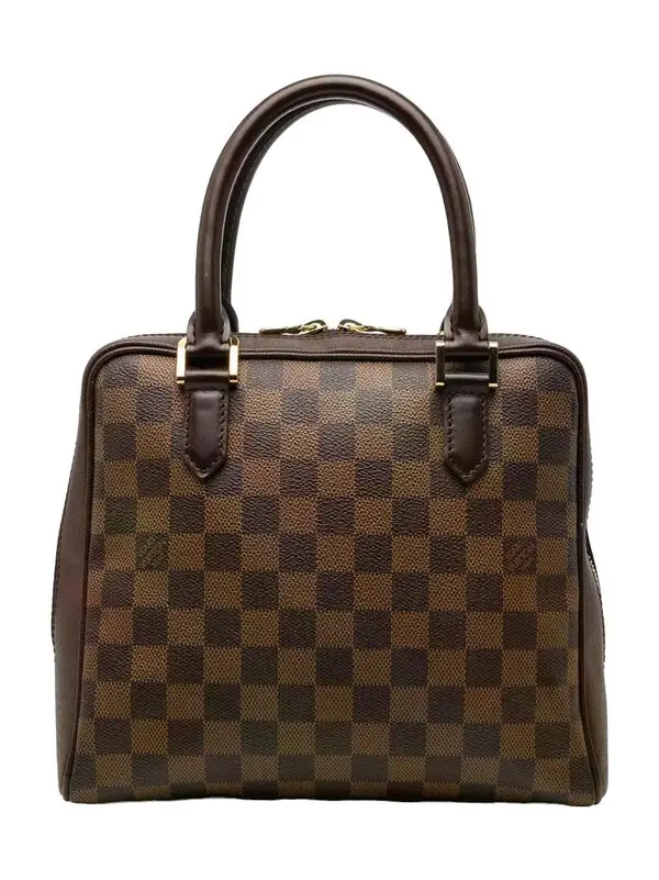 LOUIS VUITTON 2002 Damier Ebene Brera Handbag - Brown