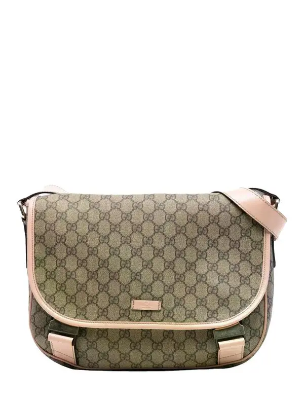 Gucci Gg Supreme Crossbody Bag - Neutrals