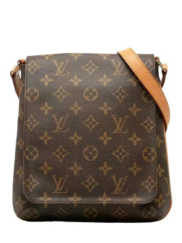 LOUIS VUITTON 2001 Monogram Musette Salsa Pm - Brown