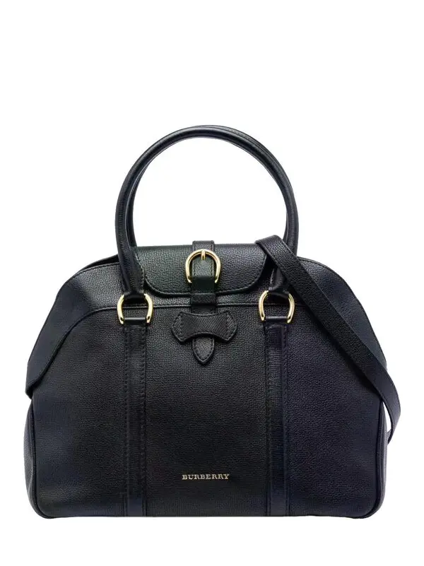 Burberry Medium Leather Milverton Satchel 2000-2017 - Black