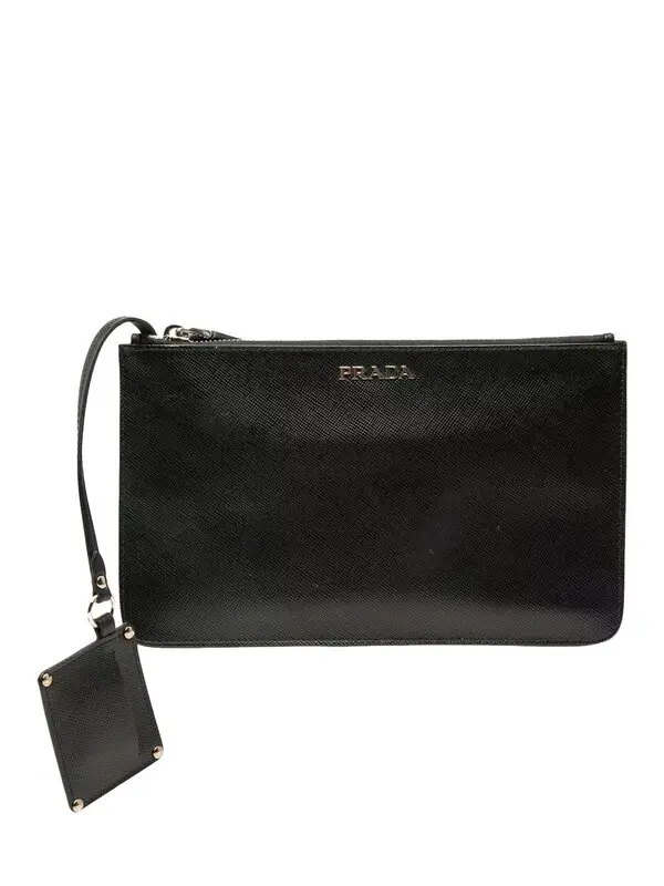 Prada Saffiano Pouch - Black