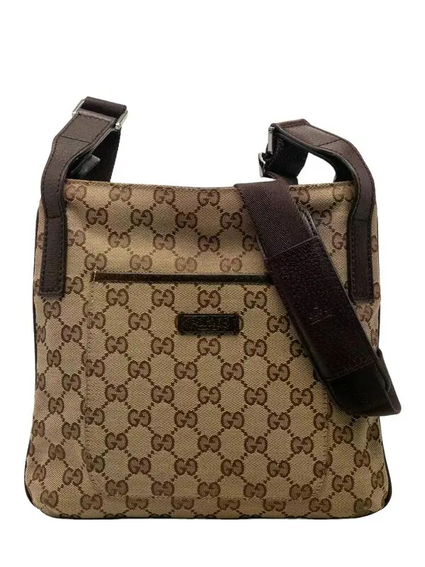 Gucci Gg Canvas Crossbody Bag - Neutrals
