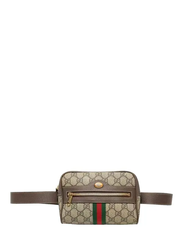 Gucci Small Gg Supreme Ophidia Belt Bag - Neutrals