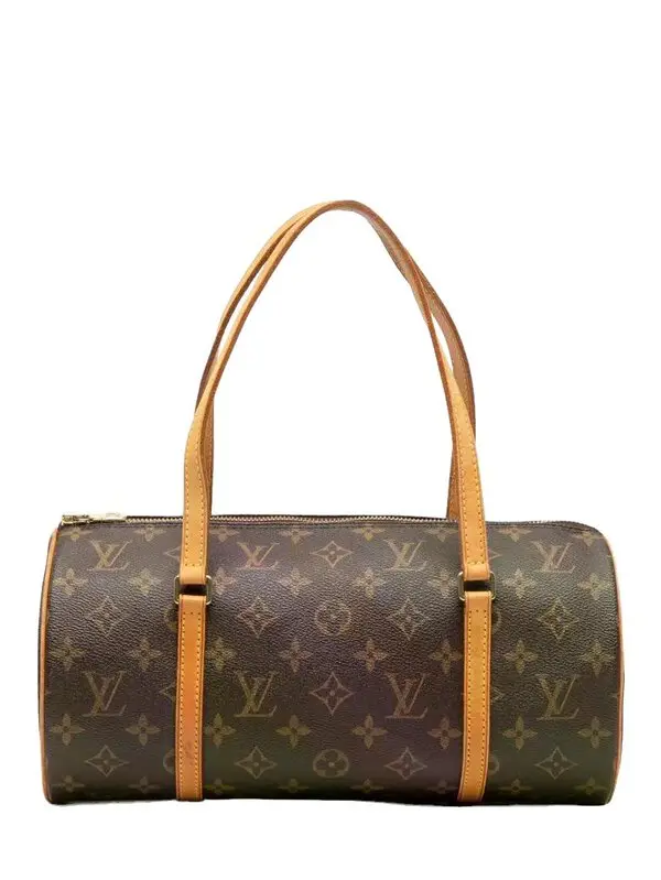 LOUIS VUITTON 2003 Monogram Papillon 30 Handbag - Brown