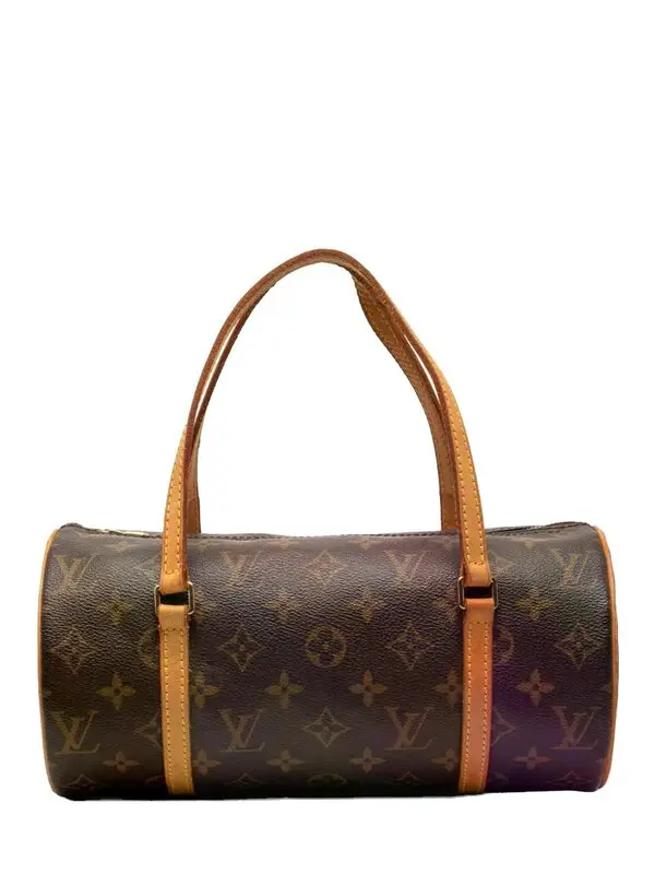 LOUIS VUITTON 2004 Monogram Papillon 26 Handbag - Brown