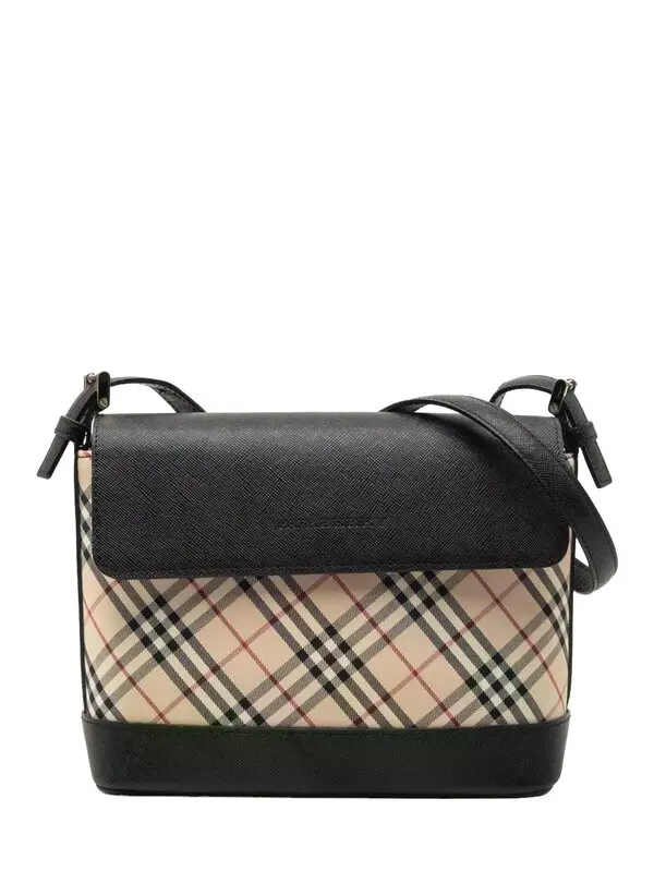 Burberry Nova Check Crossbody Bag - Neutrals