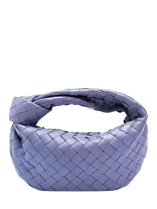 Bottega Veneta Mini Nappa Intrecciato Jodie Hobo Bag - Purple