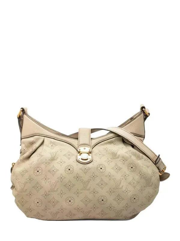 LOUIS VUITTON 2009 Monogram Mahina Xs Crossbody Bag - Neutrals