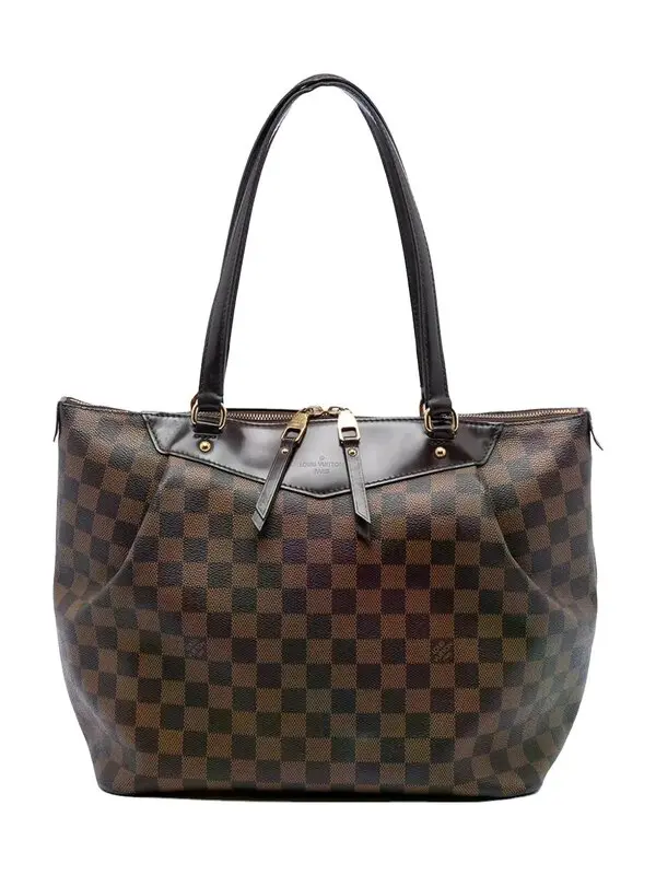 LOUIS VUITTON 2012 Damier Ebene Westminster Gm Shoulder Bag - Brown