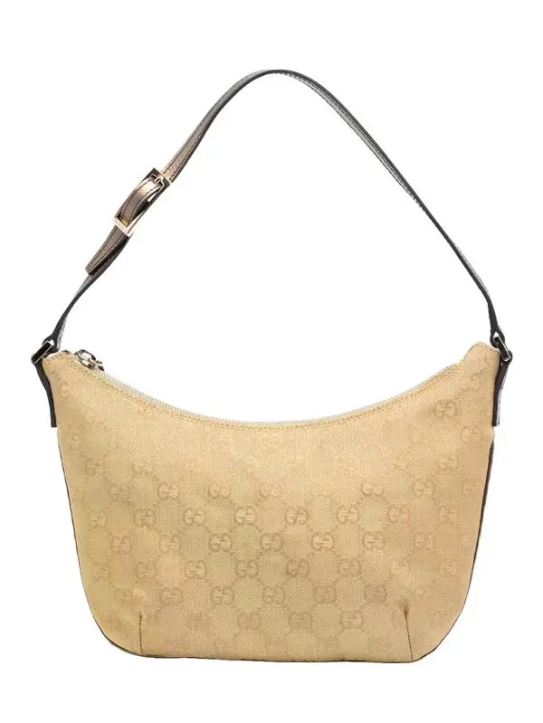 Gucci Gg Canvas Shoulder Bag - Brown