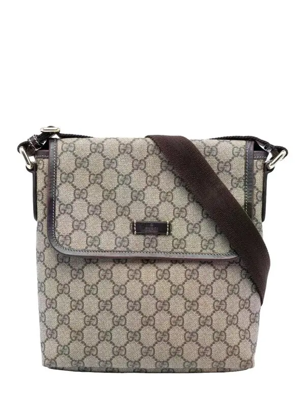 Gucci Gg Supreme Crossbody Bag - Neutrals